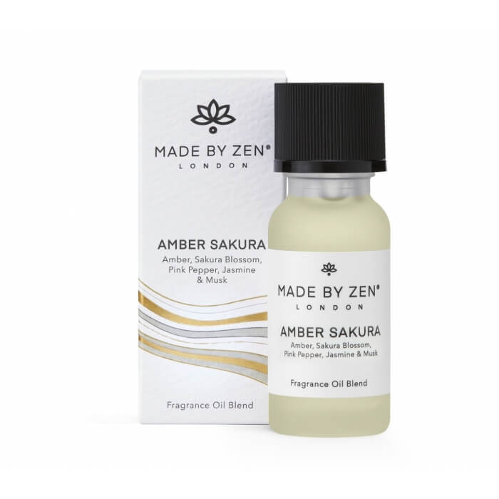 Made by Zen Amber Sakura Diffuser Fragrance Oil, 15ml | Clouds