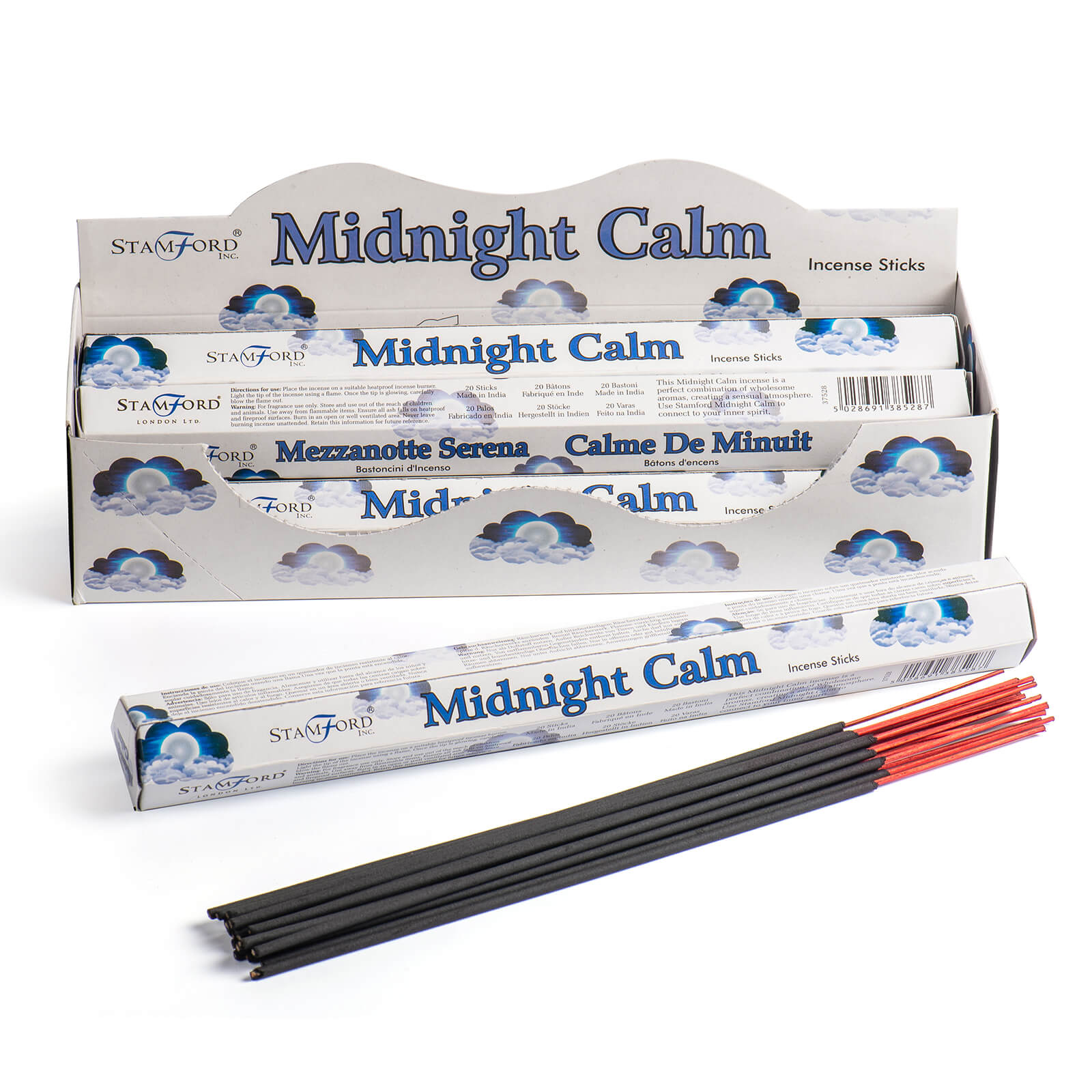 Stamford Midnight Calm Incense Sticks Pack of 20 | Clouds