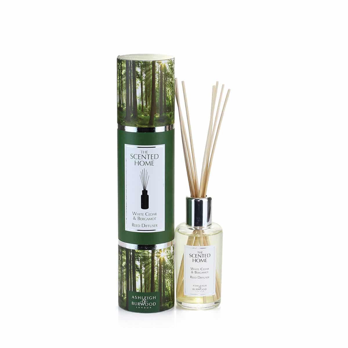 Ashleigh & Burwood White Cedar & Bergamot Reed Diffuser Set | Clouds