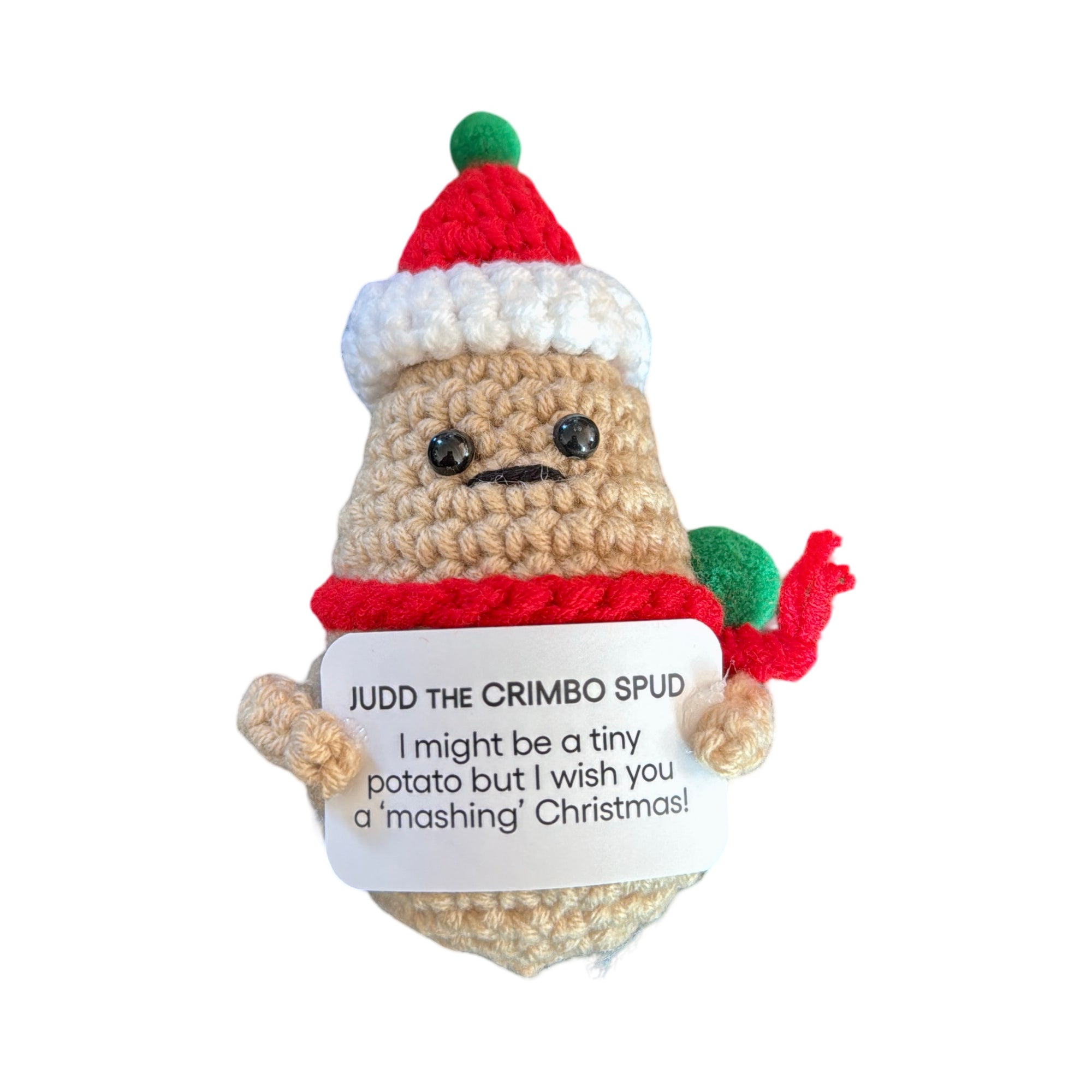 Crochet Positive Potato Figure by The Gnome Garden | Clouds