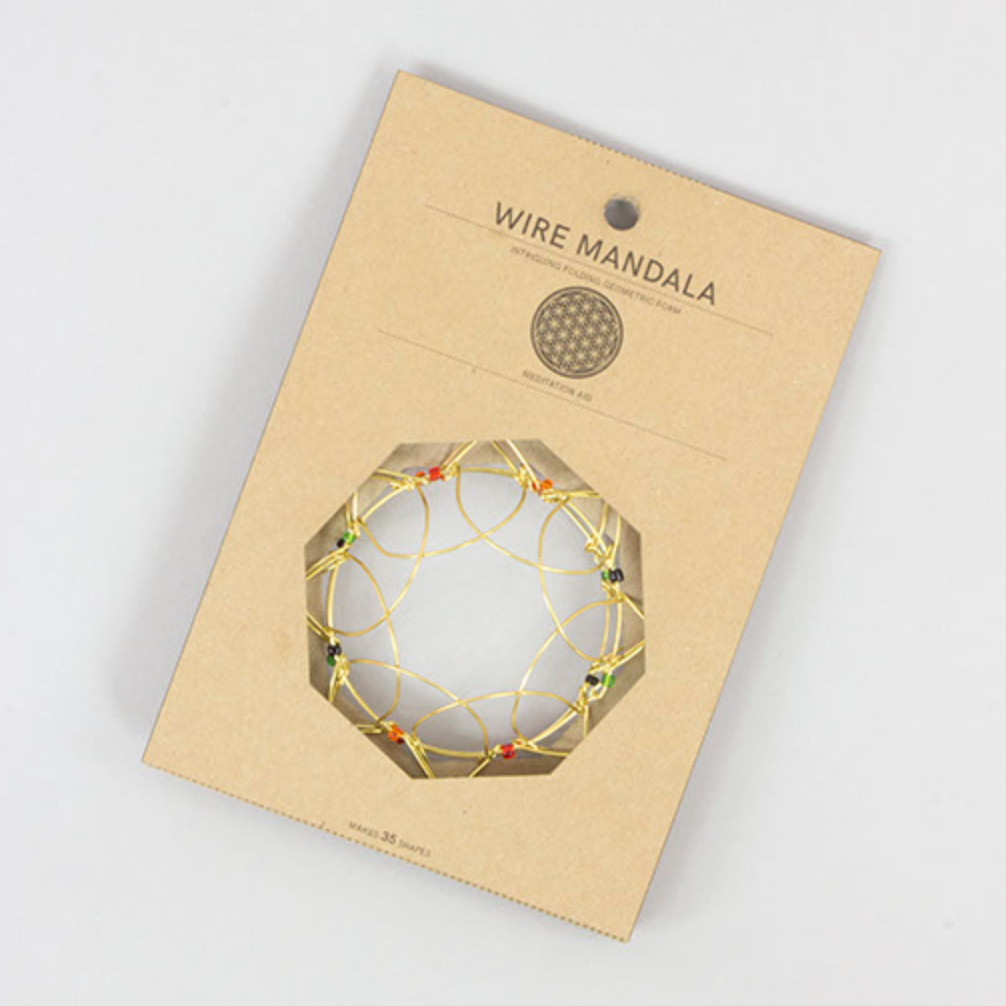 Folding Wire Mandala Meditation Puzzle | Clouds